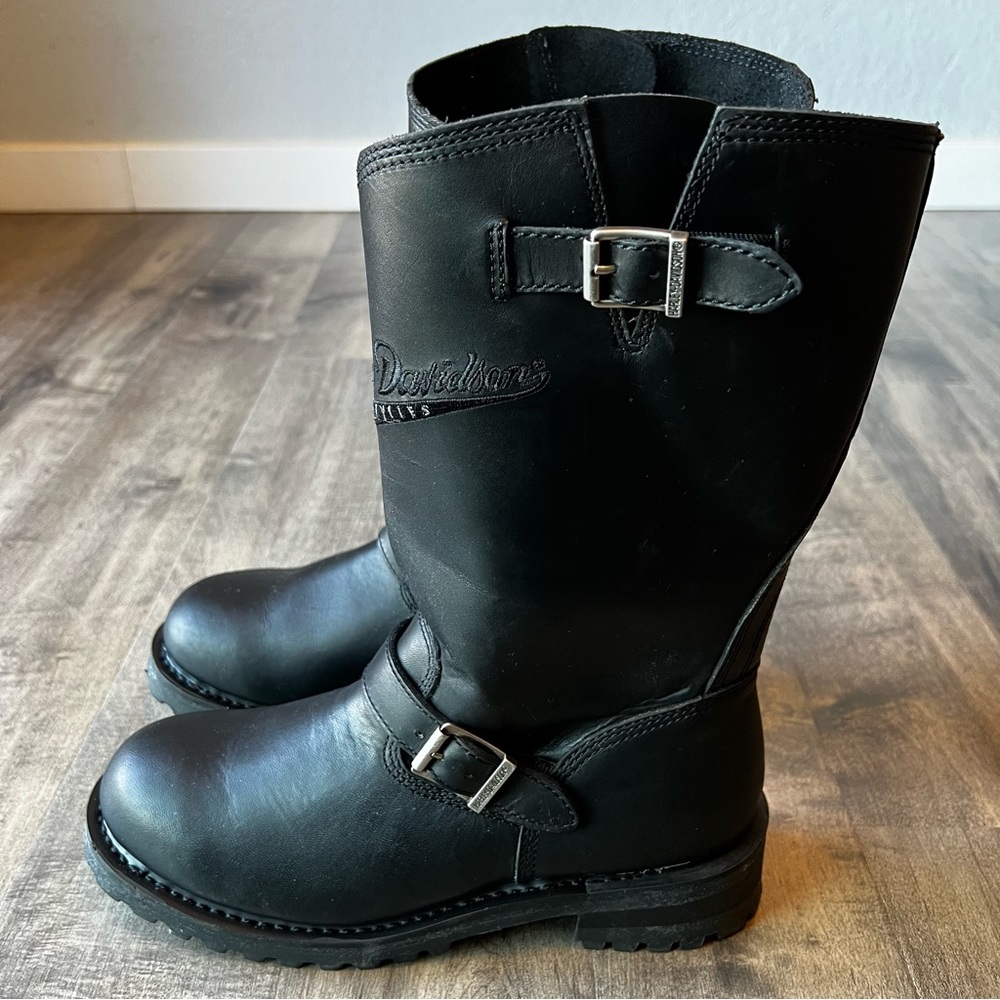 Harley-Davidson Trail Boss Engineer Boots Mens 10 Lea… - Gem